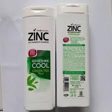 Jual ZINC ANTI DANDRUFF SHAMPOO REFRESHING COOL GREEN TEA 170 ML shampo ...