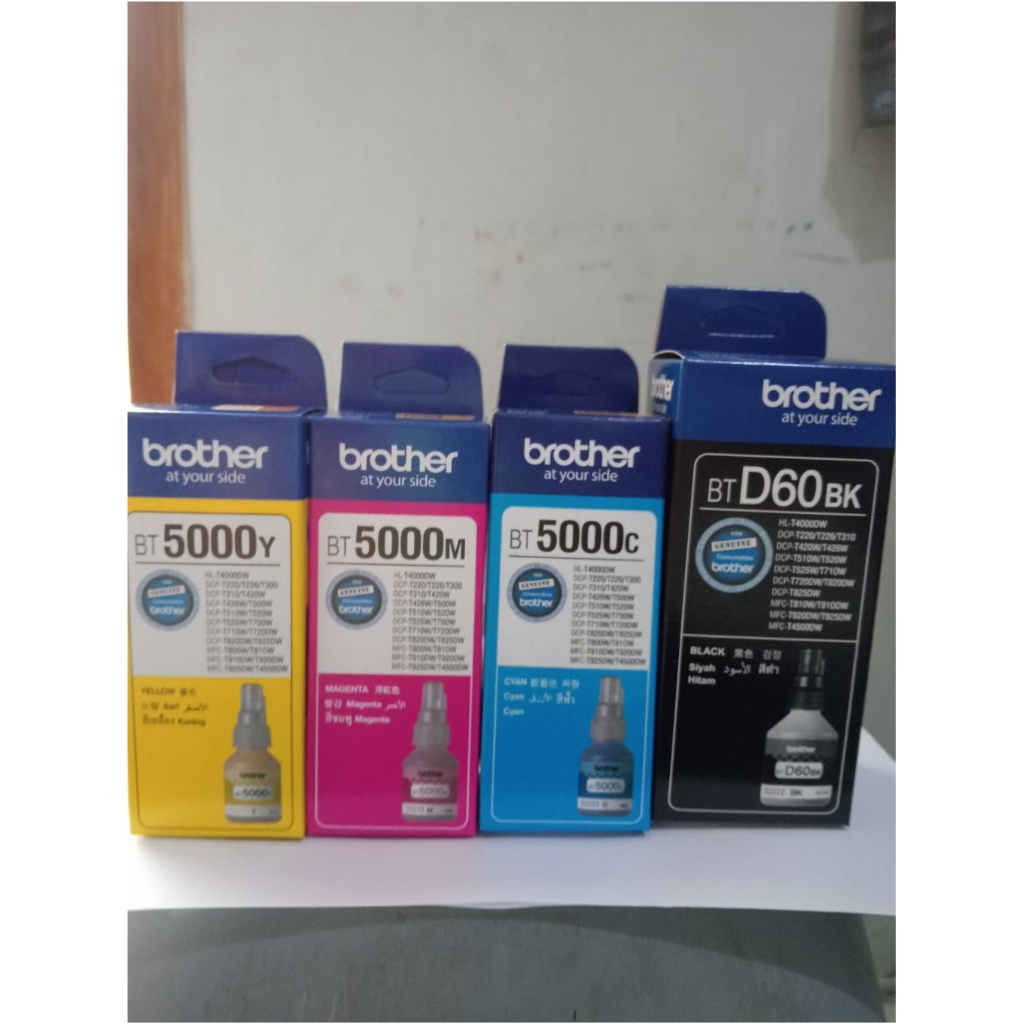 Jual Tinta Brother BTD60BK BT5000 Original ( 1 Set 4Pcs) For Untuk ...