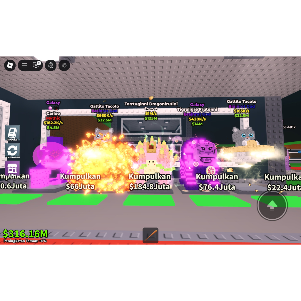 Jual Full Base ! Akun Roblox Full Steal A Brainrot (Brainrot God + Secret / Secrets) – Siap ...