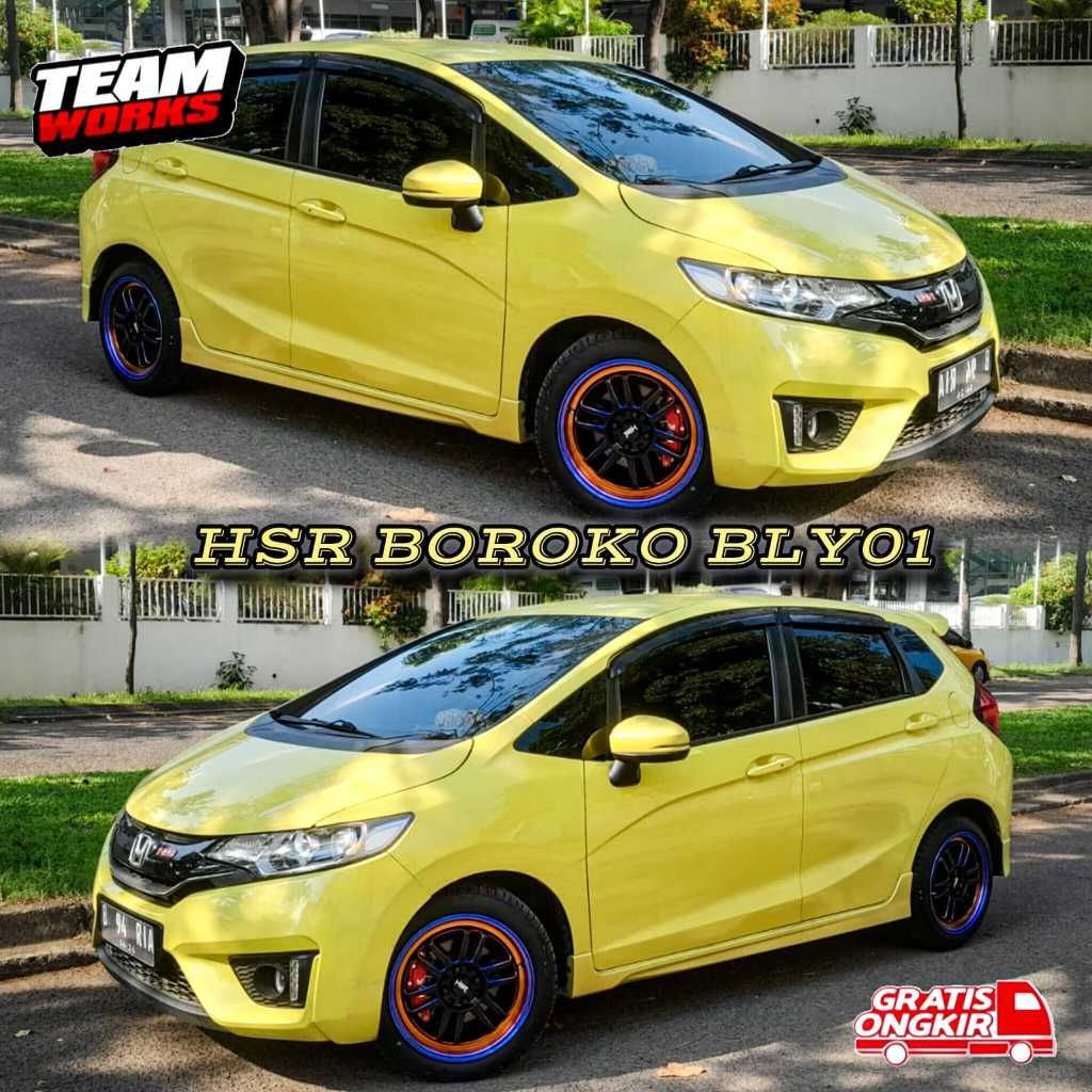 Jual VELG MOBIL RACING COCOK BUAT JAZZ SIGRA AGYA PELEG HSR BOROKO BLY RING 16 LEBAR 7 ET42 ...