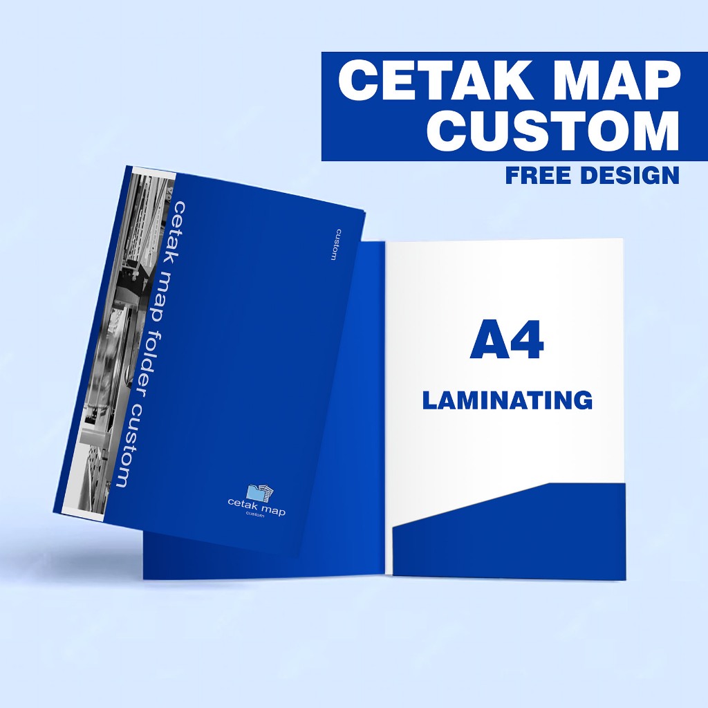 Jual R004 Map folder custom ukuran A4 Laminating, Untuk sekolah,kantor ...