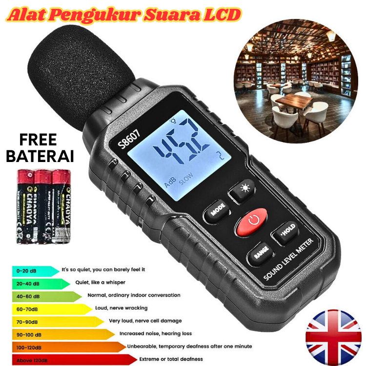 Jual JAYA URNIS Alat Pengukur intensitas suara kebisingan Sound Noise ...