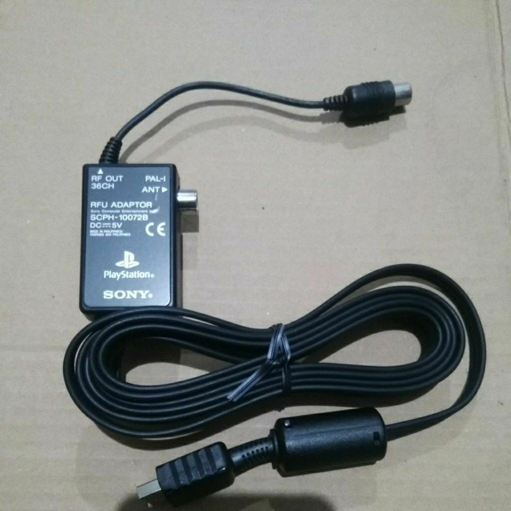 Jual CABLE RFU ADAPTOR FOR SONY PLAYSTATION PSX PS ONE PS1 PS2 KABEL RF ...