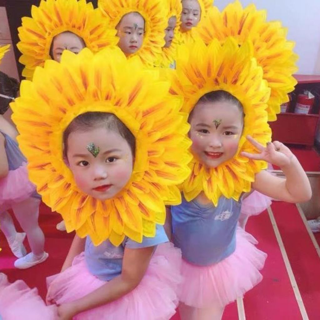 Jual 46 cm/ 58 cm Bando Bunga Matahari Cosplay Bunga Matahari Anak ...