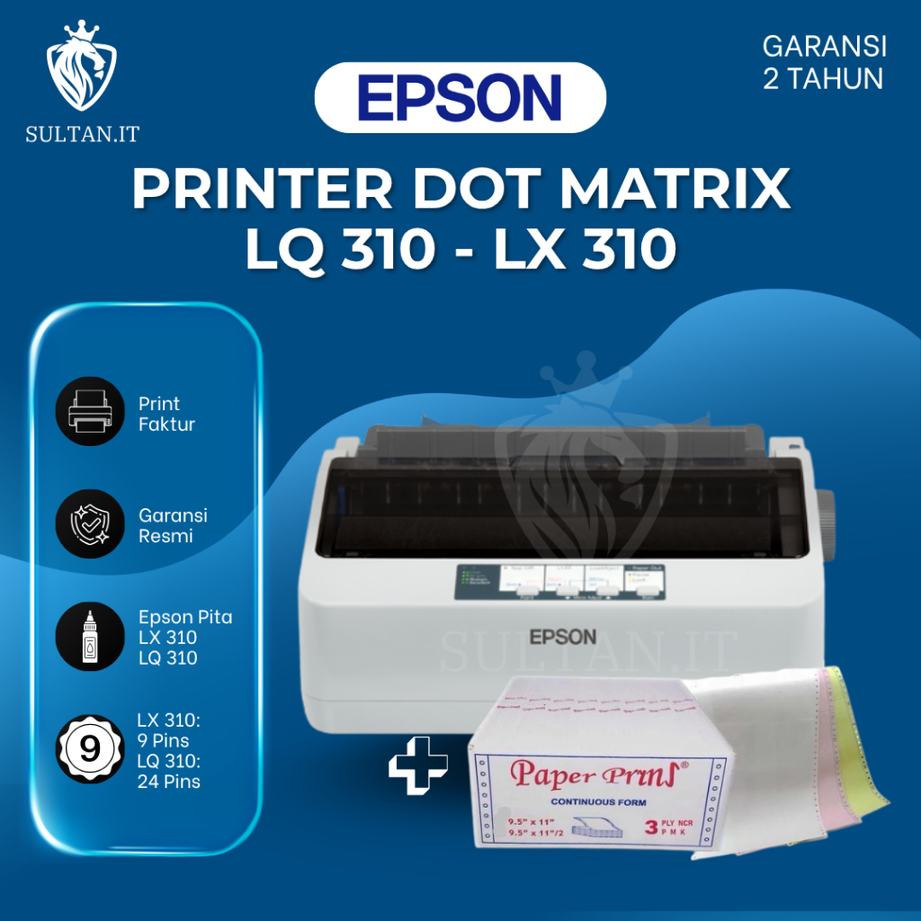 Jual Epson LQ-310 Dot Matrix Printer – 24 Pin – Cetak Nota, Faktur ...