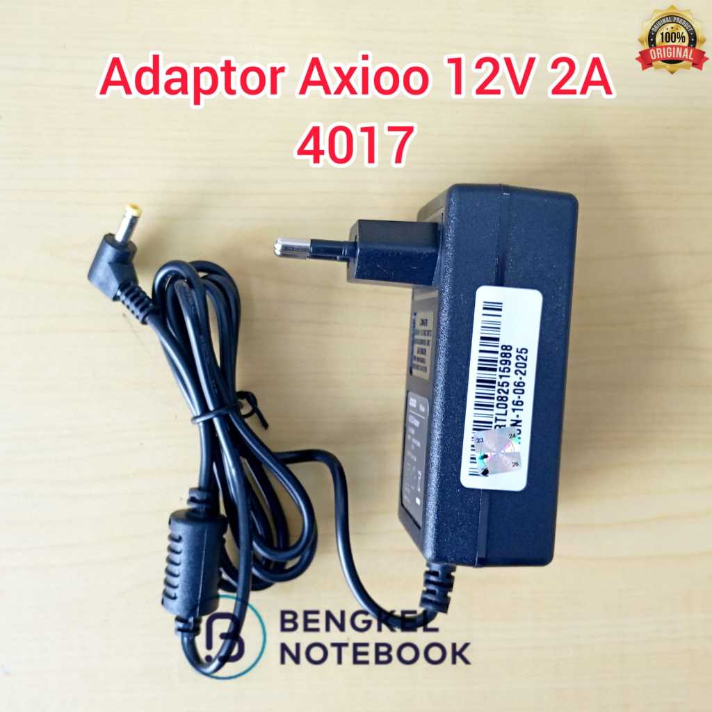 Jual Adaptor Charger Axioo 12v 2A 12v-2A 2.0A 4.0*1.7mm 4017 YQ ...