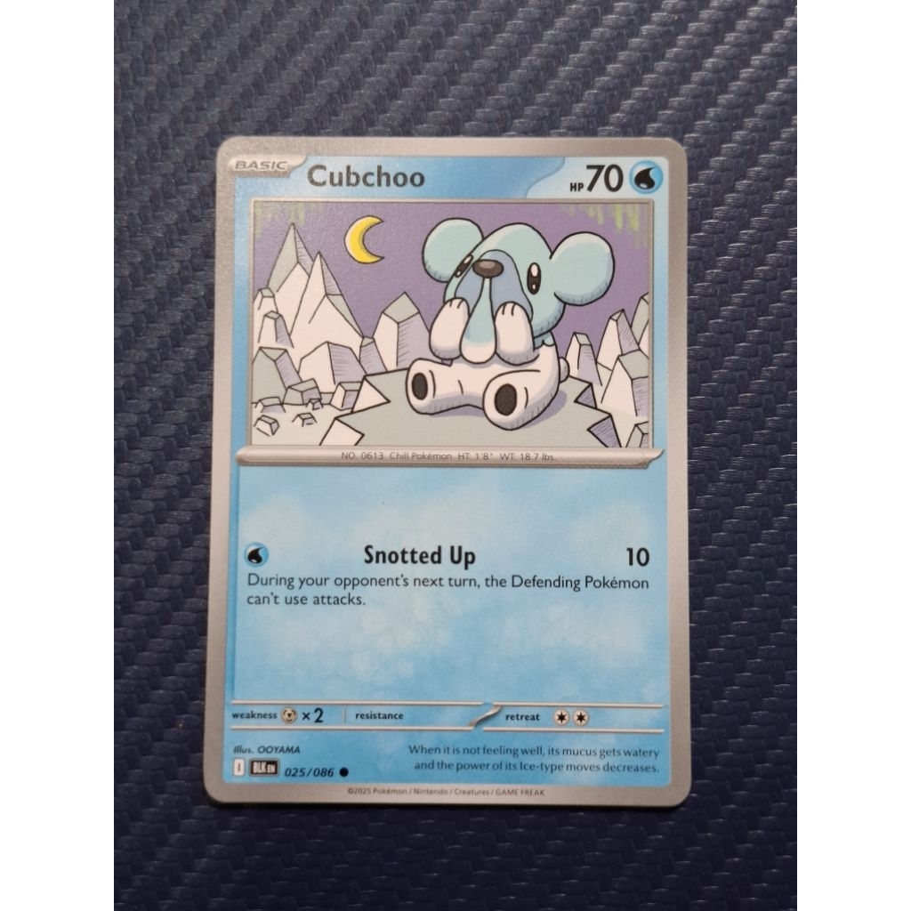 Jual kartu pokemon original common cubchoo blk 025/086 | Shopee Indonesia