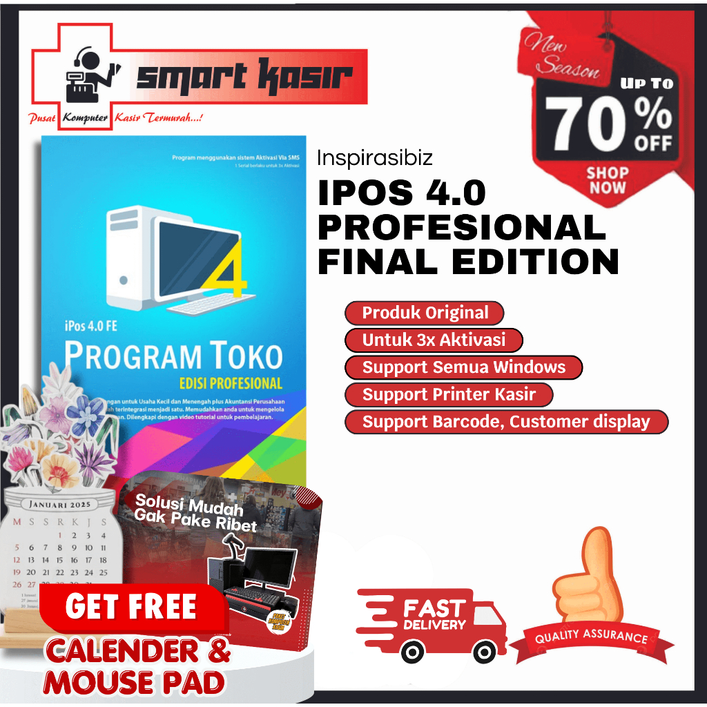 Jual Program Kasir Toko IPOS 4.0 Profesional FE | Program Kasir IPOS 4 ...