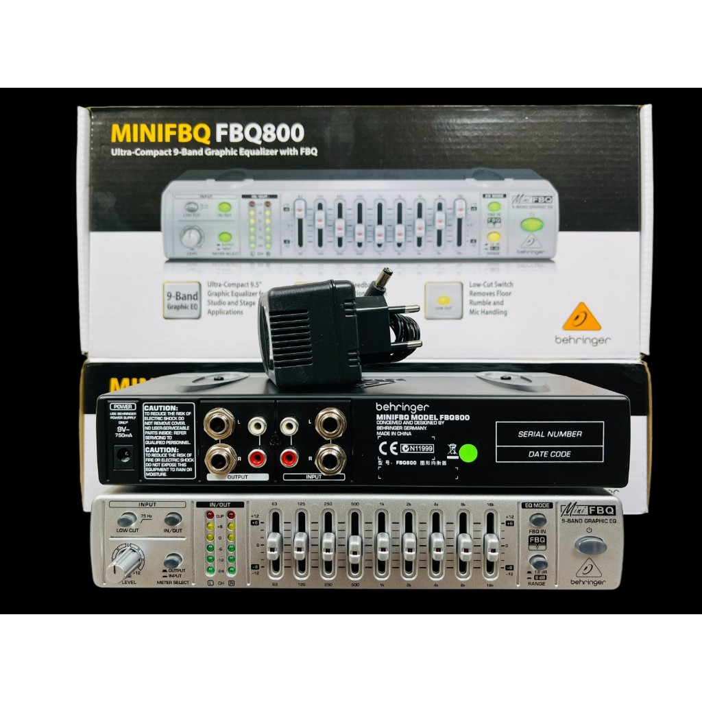 Jual Behringer Minifbq Fbq800 Equalizer 9.5" Dengan LED Meters / FBQ ...