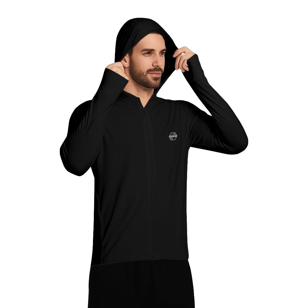 Jual Jaket running fitnes jogging dry fit model zipper sport | Shopee ...