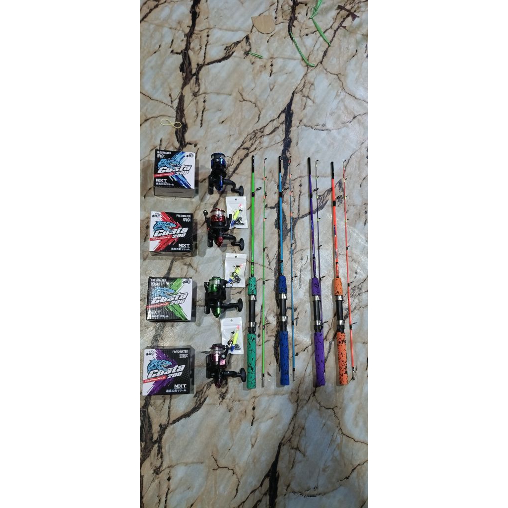Jual Daido Prawn Star 2-8 Lb lentur dan Reel Costa | Shopee Indonesia