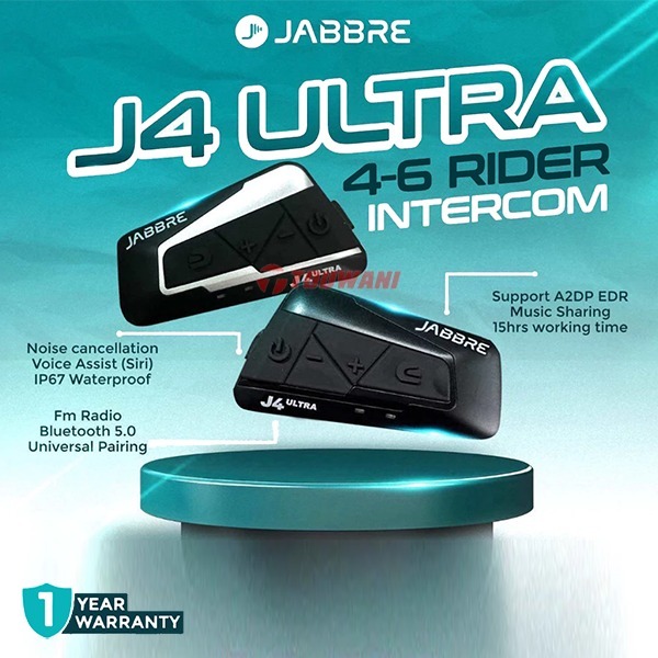 Jual INTERCOM JABBRE J4 ULTRA BERGARANSI 1 TAHUN | Shopee Indonesia