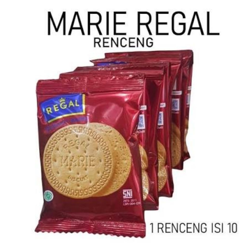 Jual marie regal renceng / biskuit regal / regal marie susu | Shopee ...
