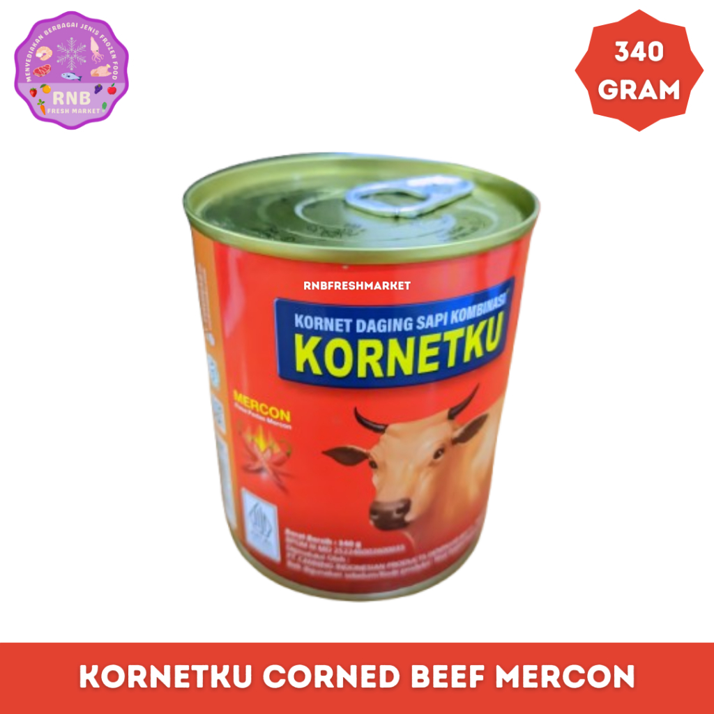 Jual Pronas Kornetku Corned Beef Rasa Pedas Mercon Netto 350 Gram ...