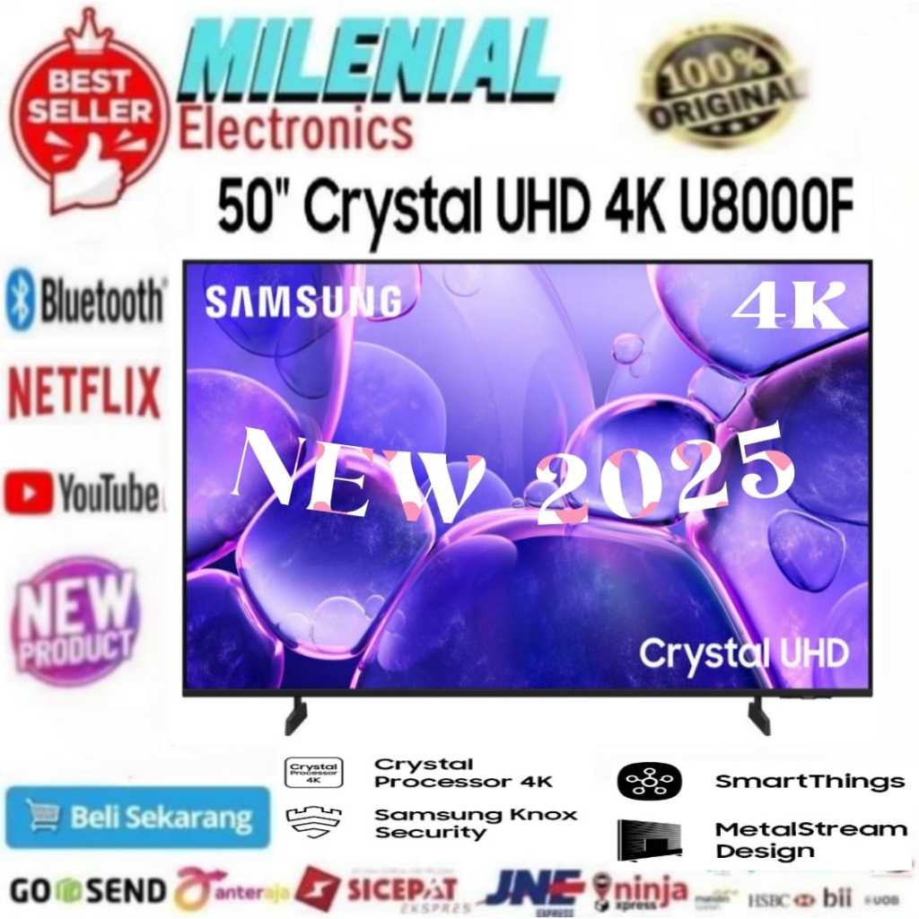 Jual SAMSUNG 50U8000F Smart LED TV 50 Inch Crystal UHD 4K - SmartThings ...
