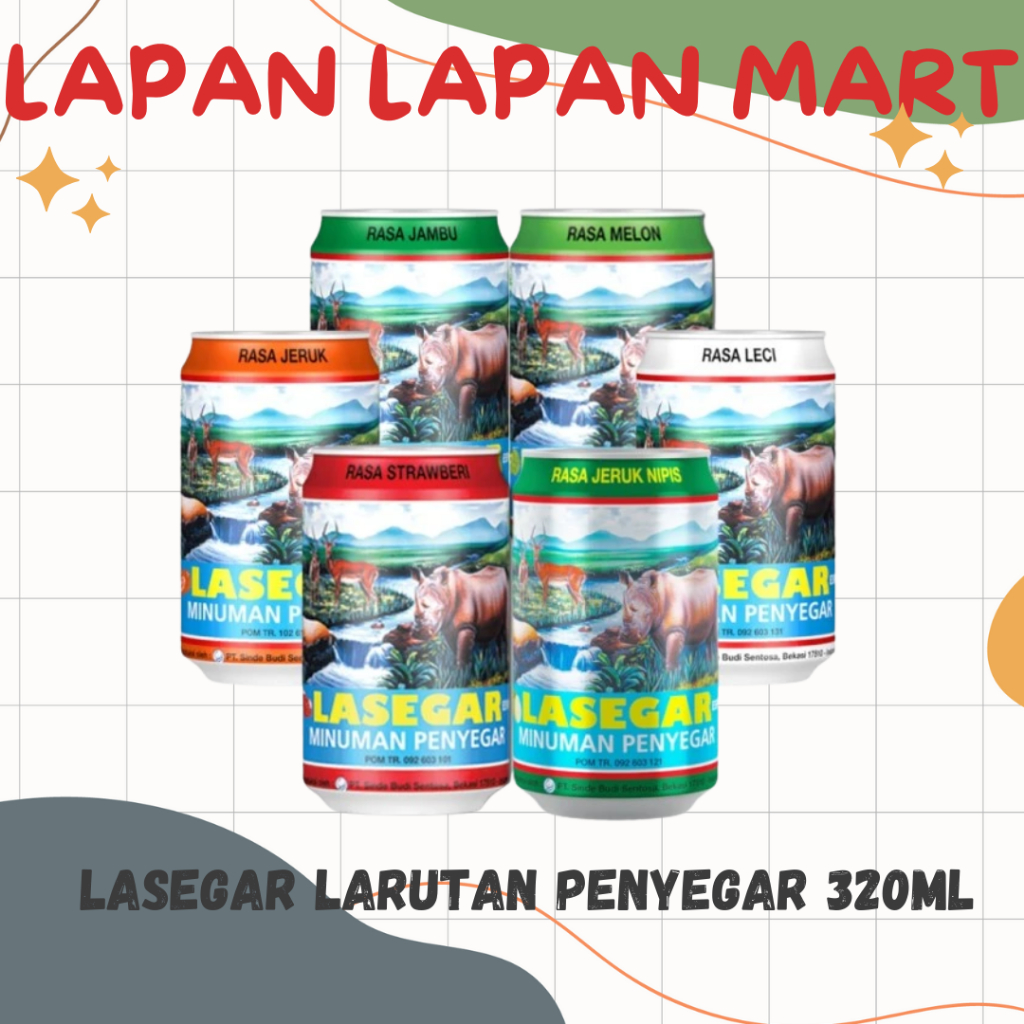 Jual Lasegar Larutan Penyegar 320ml Kaleng | Shopee Indonesia
