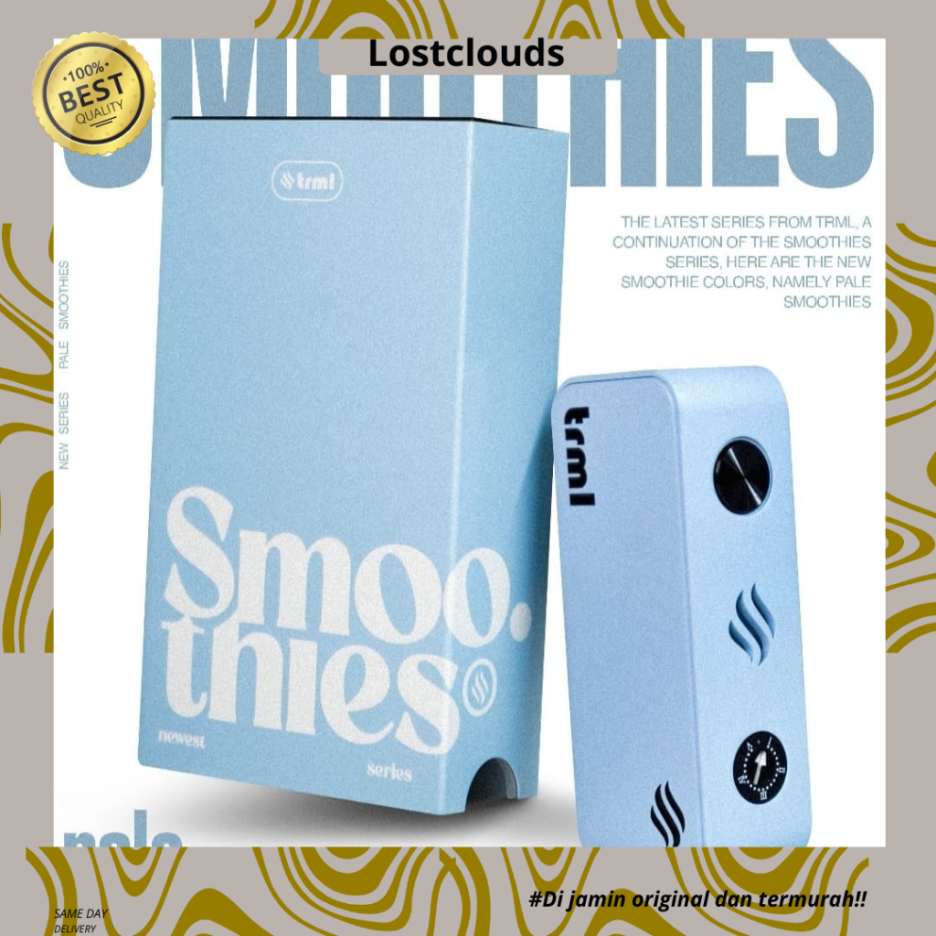 Jual Trml T99 Pale Blue Tosca Smoothies Edition Mod Only Single Battery ...