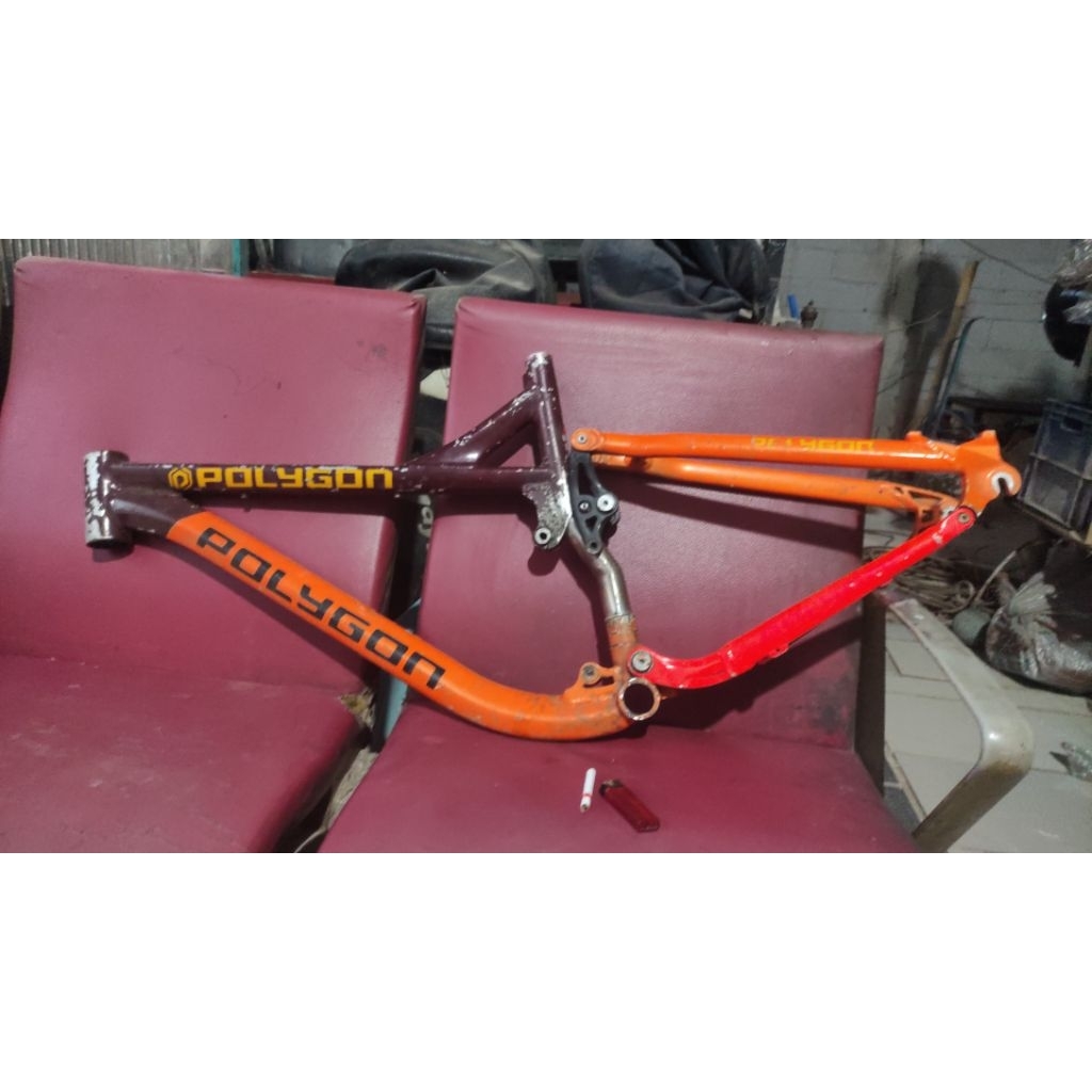 Jual FRAME RANGKA SEPEDA POLYGON COLLOSUS ALUMUNIUM ALLOY UKURAN 24/26 ...