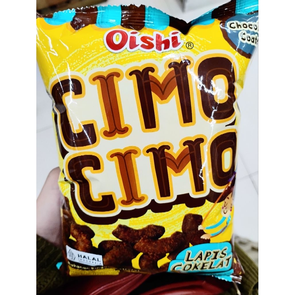 Jual Oishi Cimo Cimo Rasa BBQ/Coklat 60Gr | Shopee Indonesia