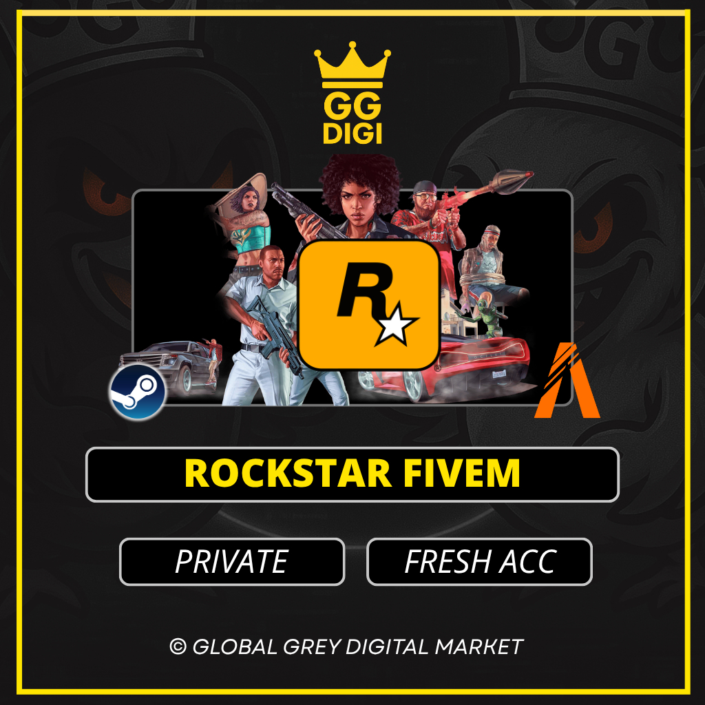 Jual Akun Rockstar Fivem | Fresh | Private | GTA 5 ROLEPLAY | SOCIAL ...