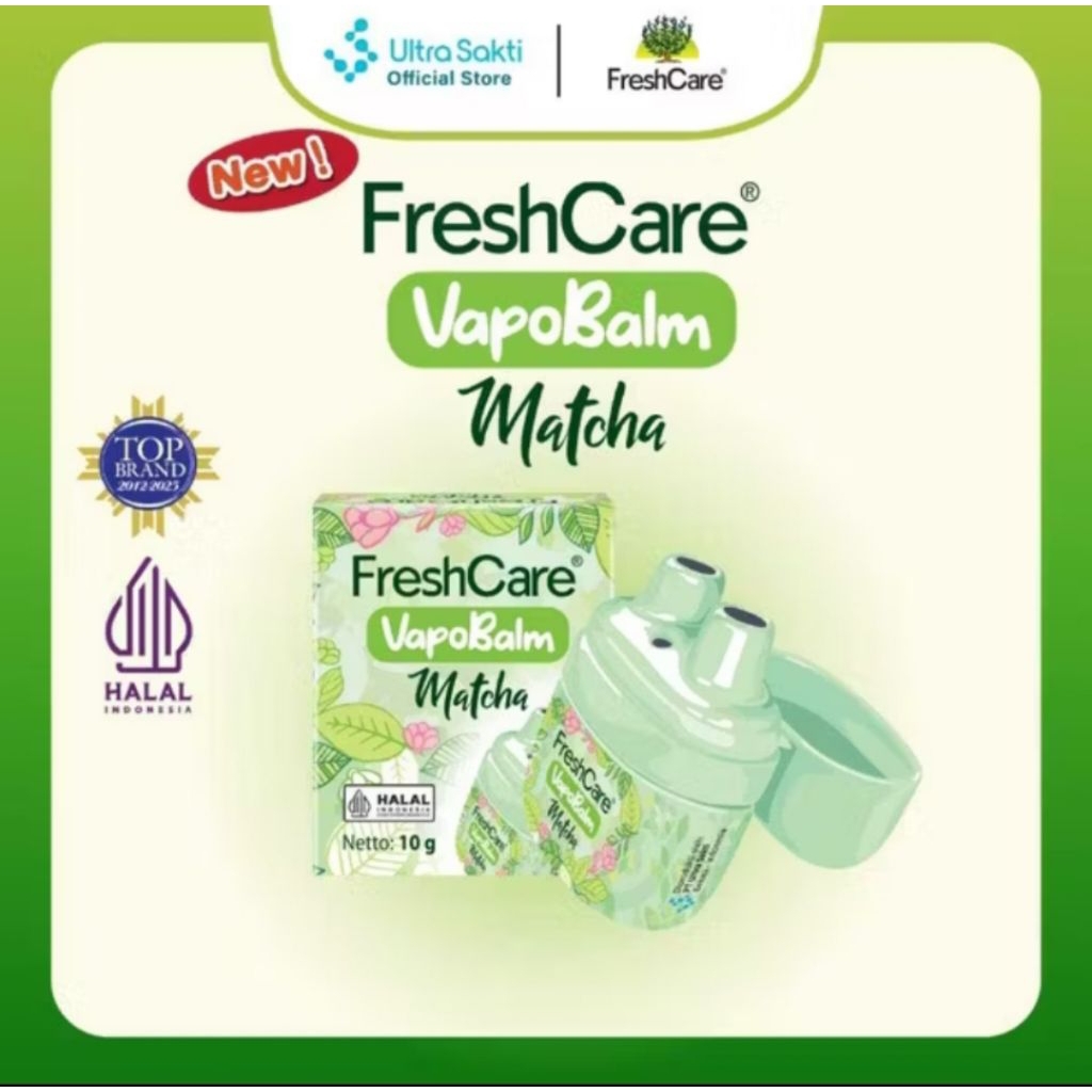 Jual FRESHCARE 2IN1 Vapobalm Matcha Balsam dan Double Inhaler | Shopee ...