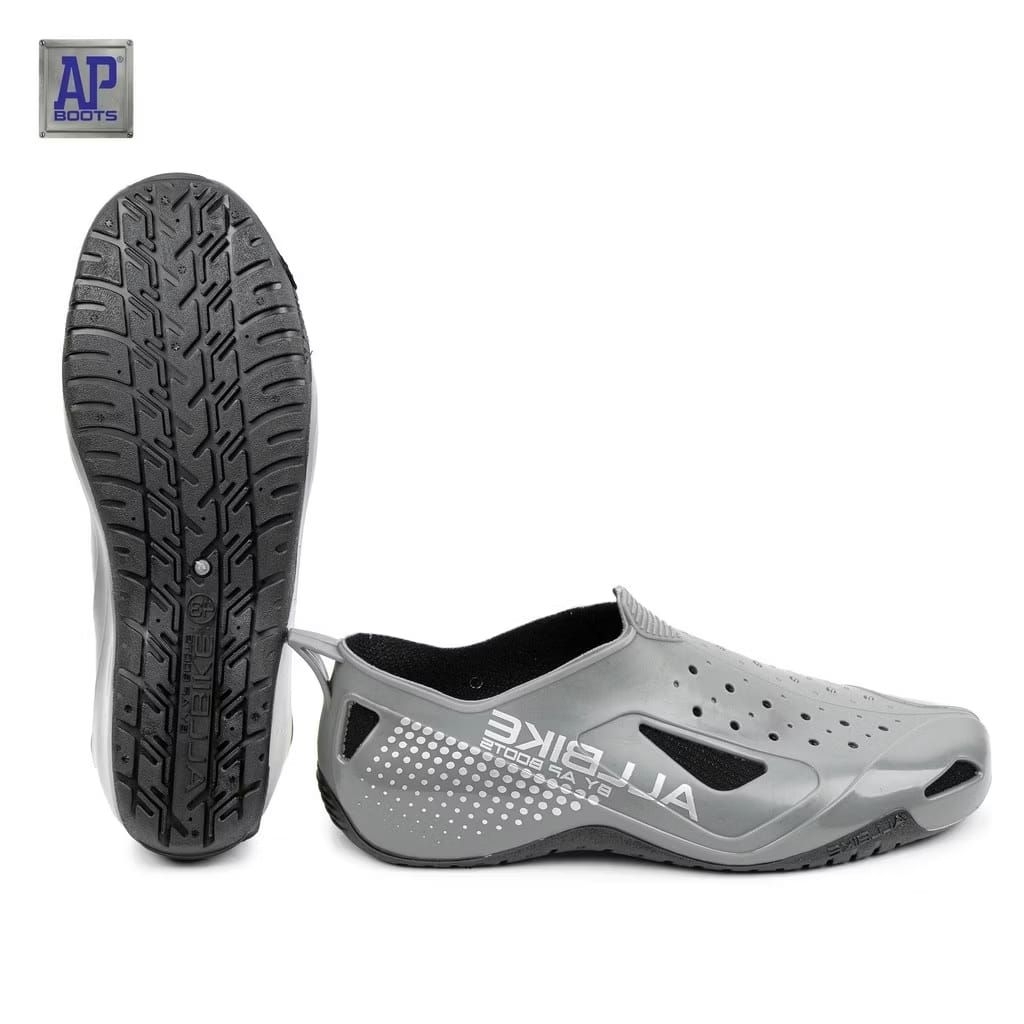 Jual Sepatu Bikers AP ALLBIKE 1 ABU AP Boots Fashion Karet Lokal Anti ...
