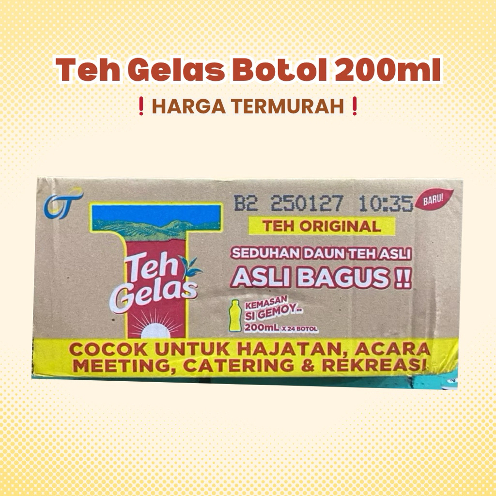 Jual Teh Gelas Botol 1 Dus Isi 24 Harga Terlengkap & Harga Terbaru Juni ...