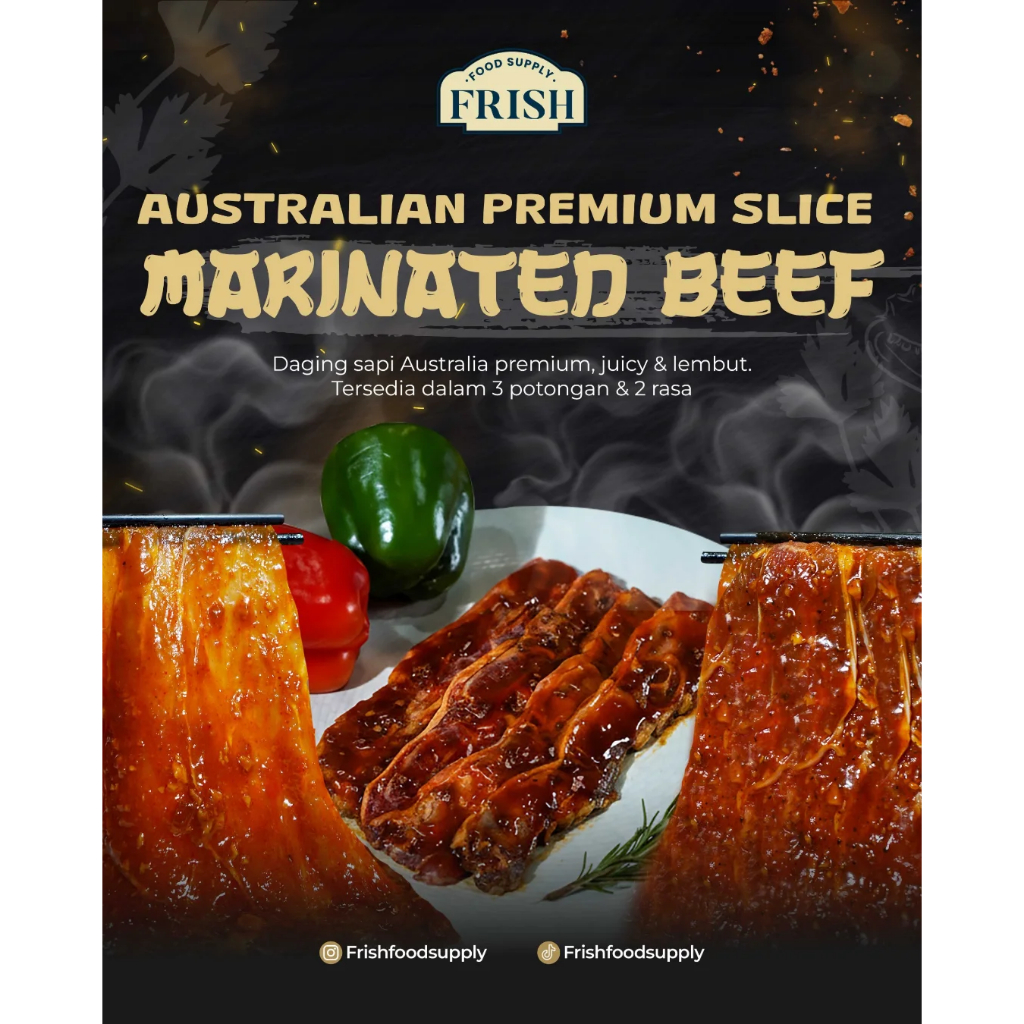 Jual Beef Slice Marinasi 250 gr – Less Fat/Short Plate/Karubi BBQ ...
