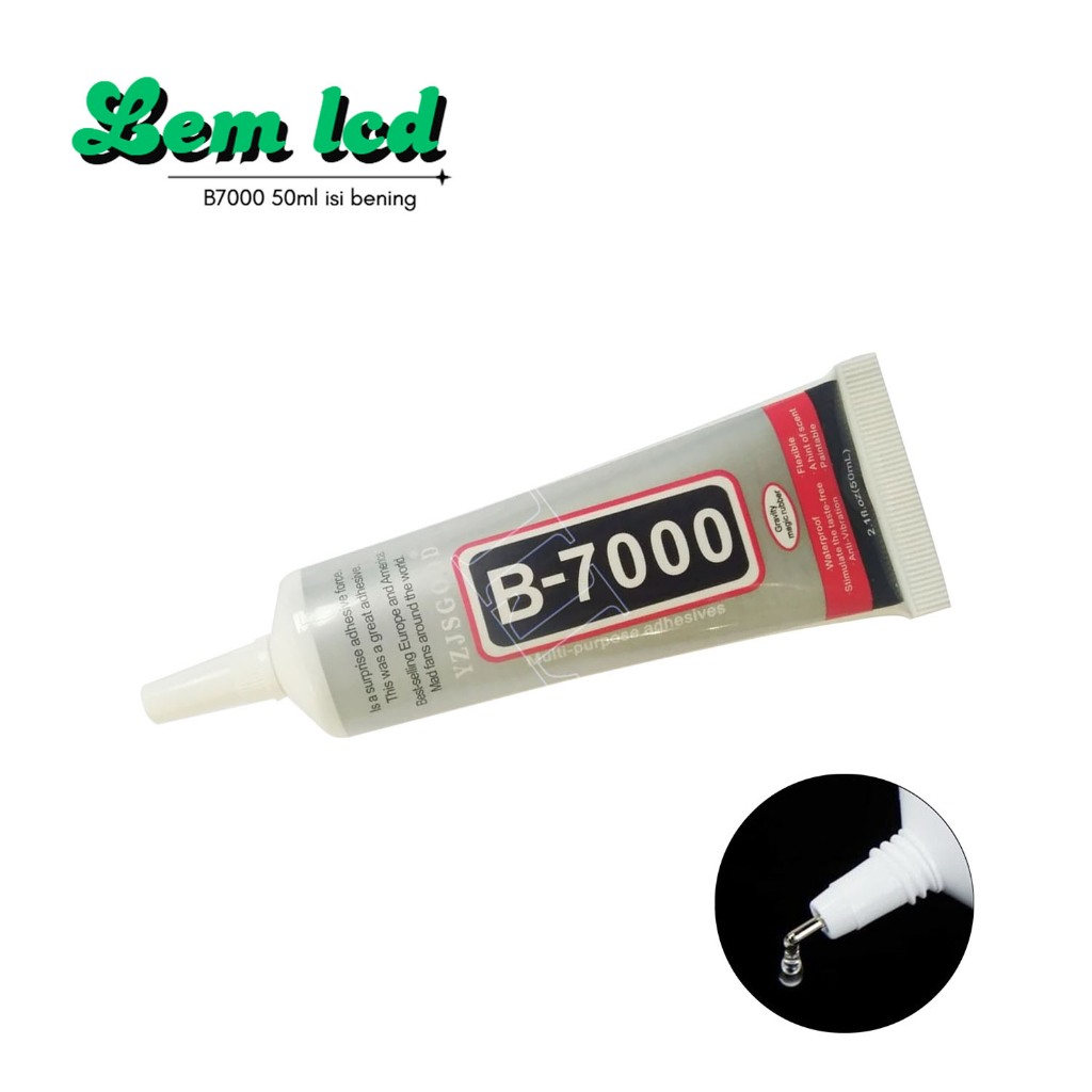 Jual Lem LCD TS B7000 50ml Bening Lem HP Serbaguna Kuat Presisi Ujung ...