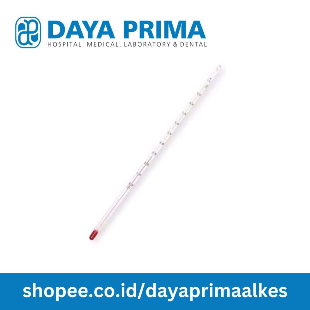 Jual Thermometer alkohol -10-110° / Termometer Alkohol / Termometer Air ...