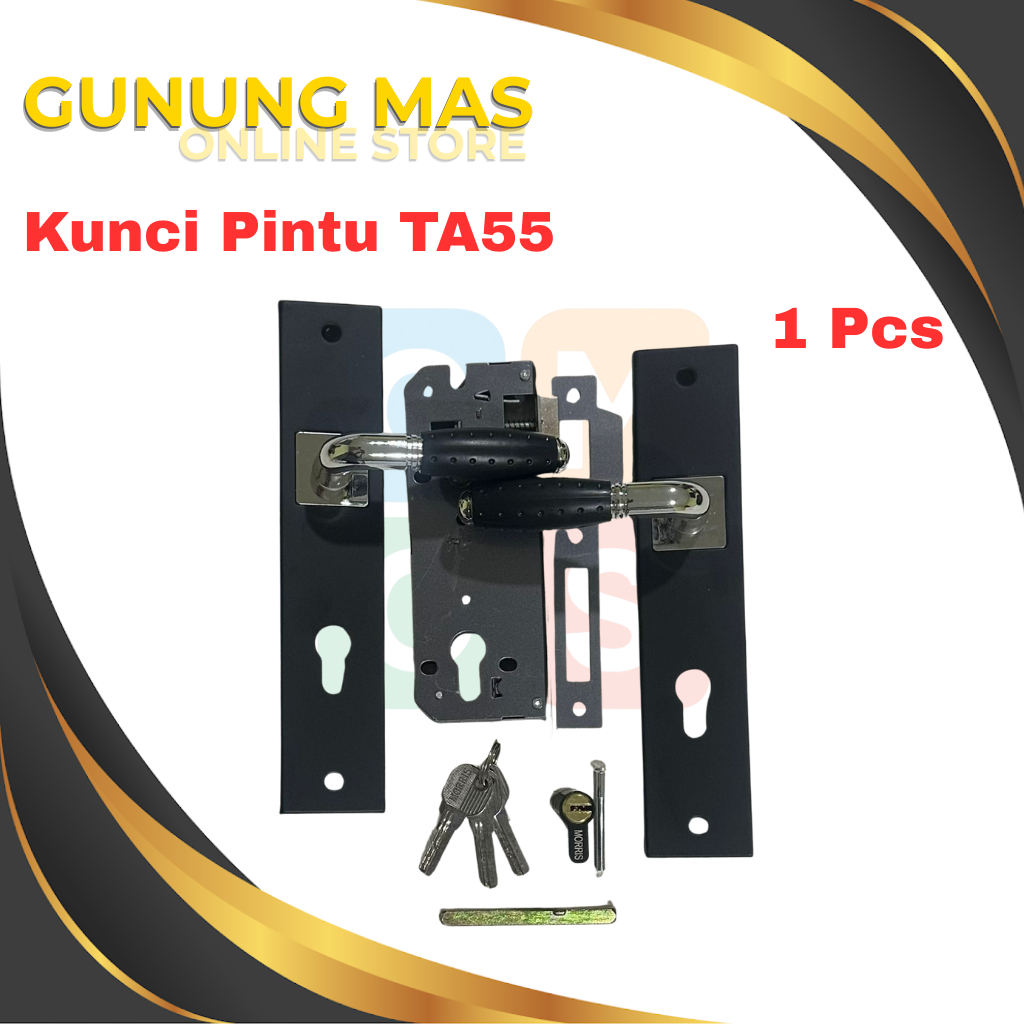 Jual MORRIS Handle Pintu Komplit TA-55 // Kunci Pintu Komplit Set ...