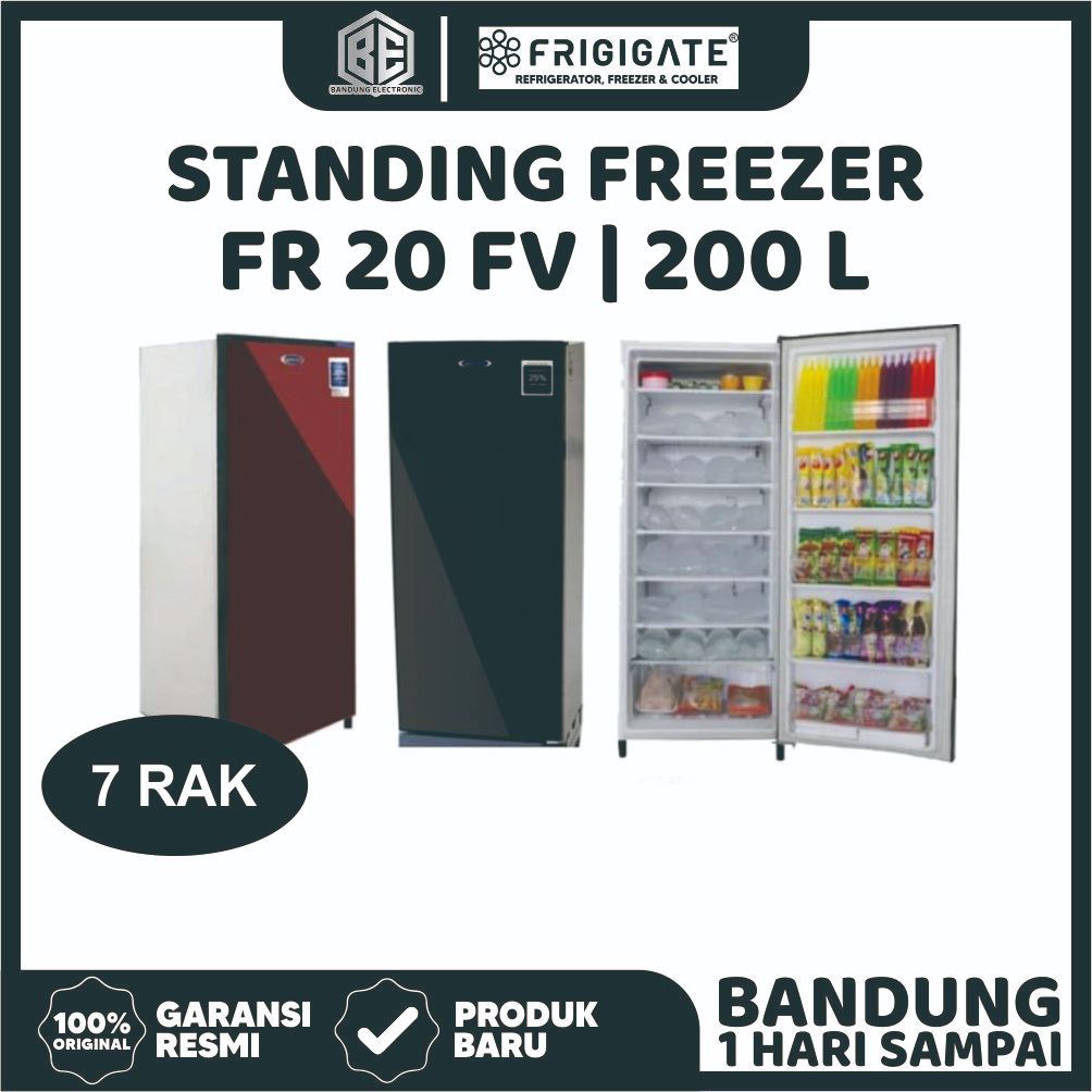Jual Freezer Frigigate FR-20VF Standing Freezer Kapasitas 200 Liter 7 ...