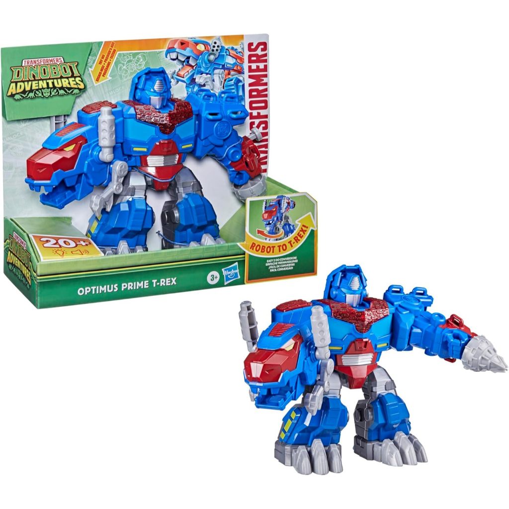 Jual Transformers Dinobot Adventures Optimus Prime T-Rex Converting Toy ...