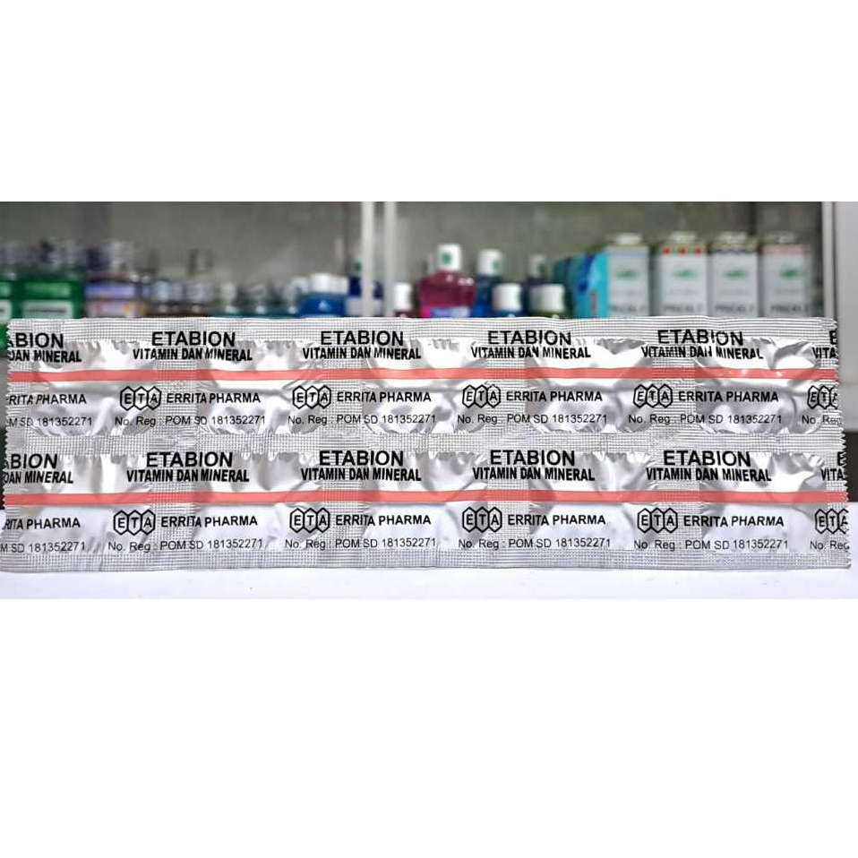 Jual Etabion 𝟏 𝐒𝐓𝐑𝐈𝐏 𝐈𝐒𝐈 𝟏𝟎 𝐊𝐀𝐏𝐒𝐔𝐋 - Suplemen Penambah Darah Aman Untuk ...