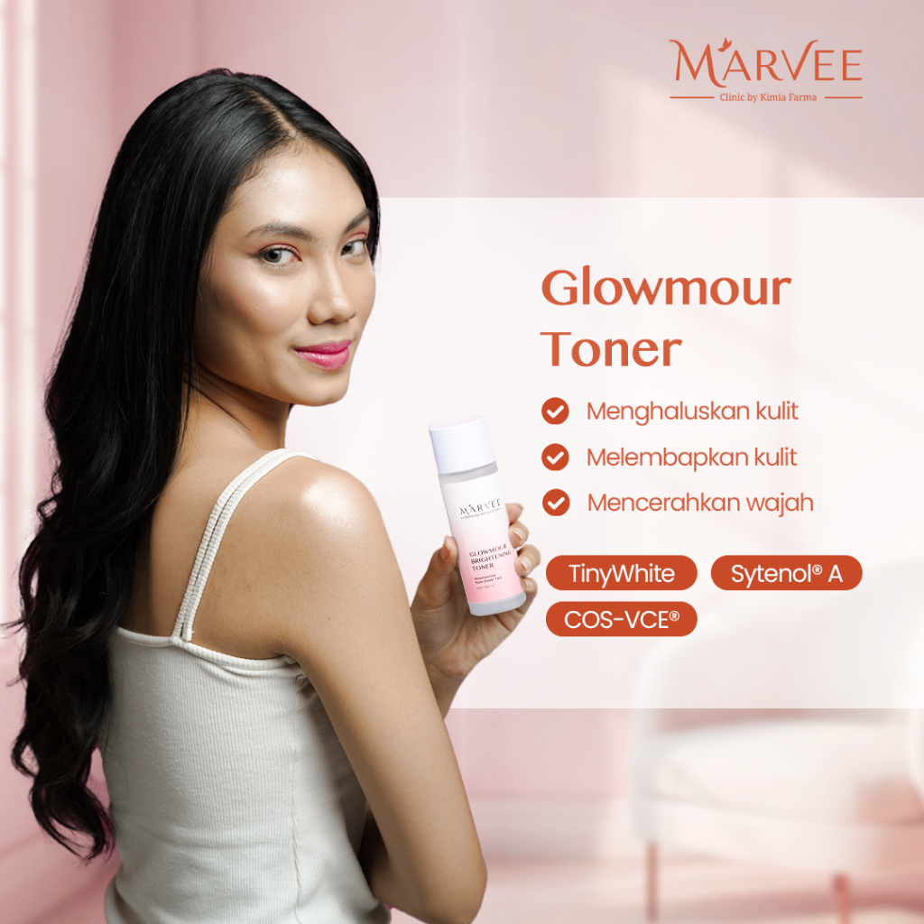 Jual Marvee Glowmour Brightening Toner 100ml | Shopee Indonesia