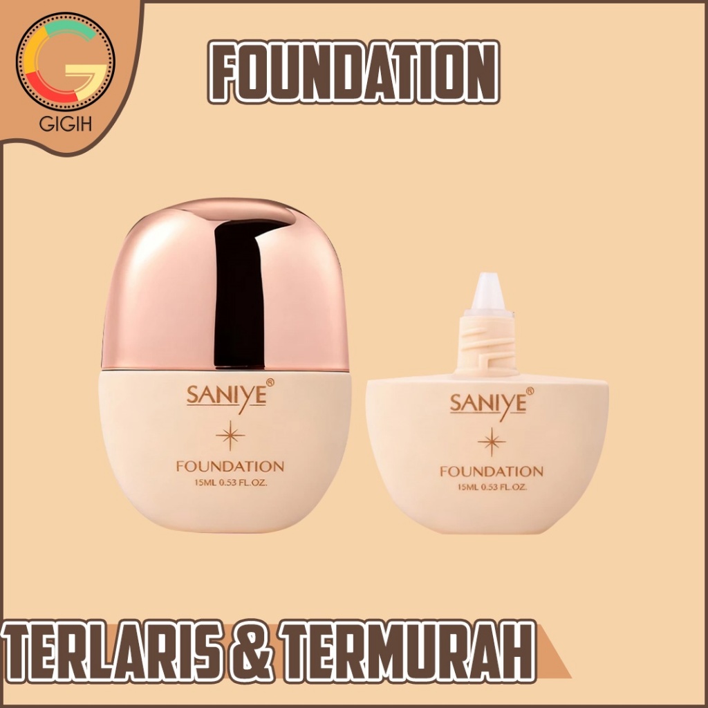 Jual SANIYE R6040 FOUNDATION FULL COVERAGE TAHAN LAMA ( READY SEMUA ...