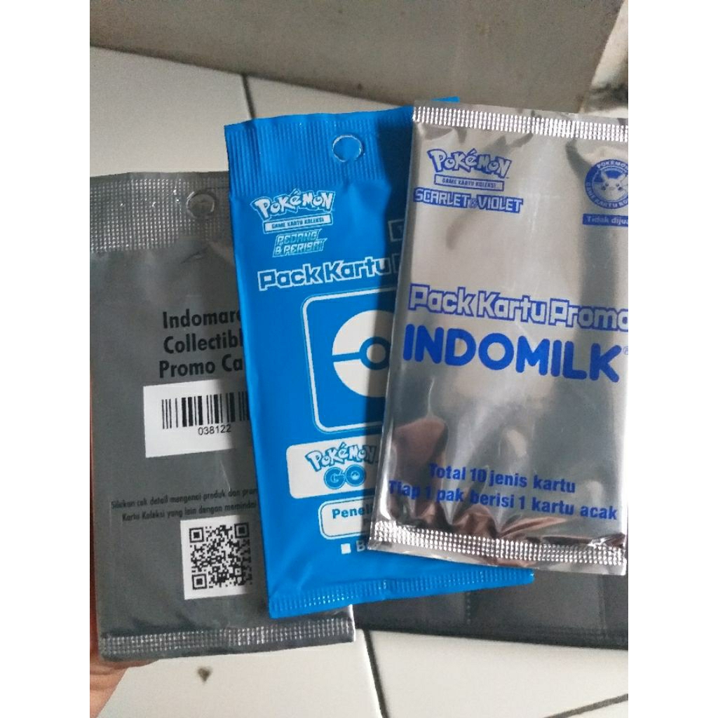 Jual pack promo kartu pokemon indomaret, indomilk, pokemin go ...