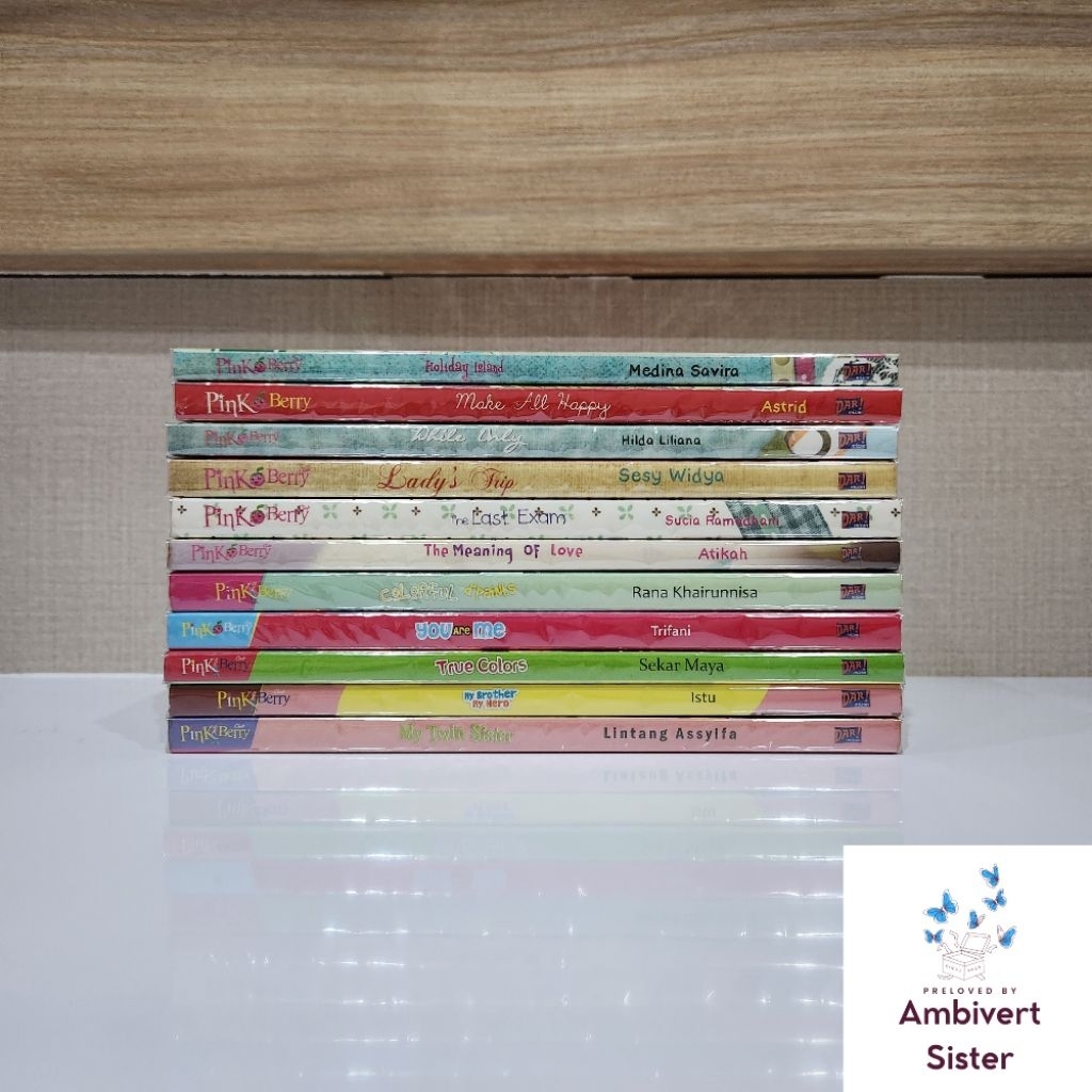 Jual [ PRELOVED ] Buku Novel Remaja Pink Berry Club Penerbit Mizan ...