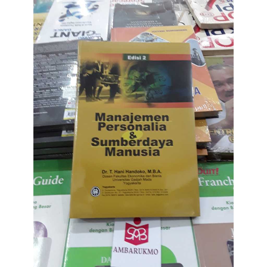 Jual Manajemen Personalia dan Sumber Daya Manusia - T Hani Handoko ...