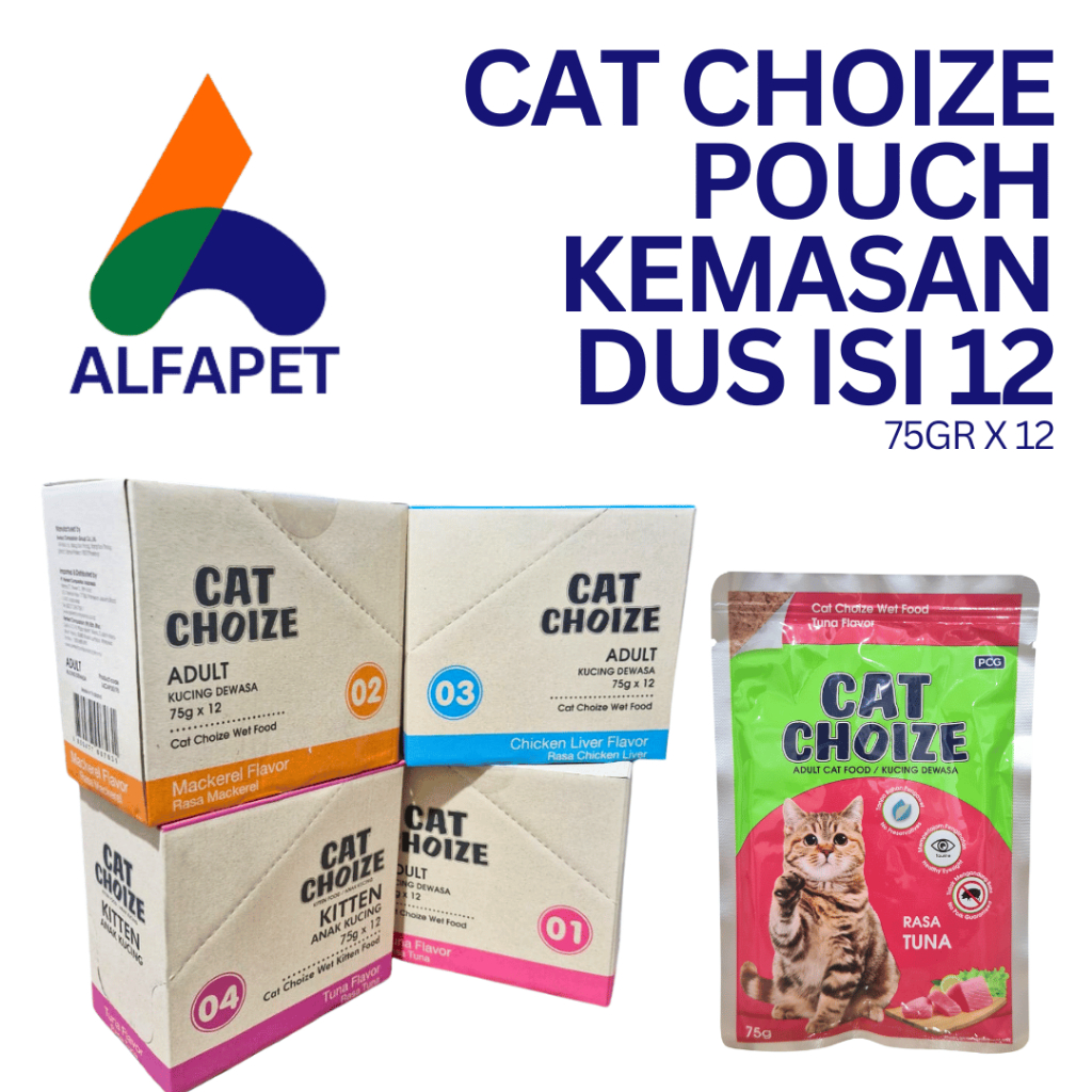 Jual CICIPI Cat Choize Pouch Kemasan Dus Isi 12 | Shopee Indonesia