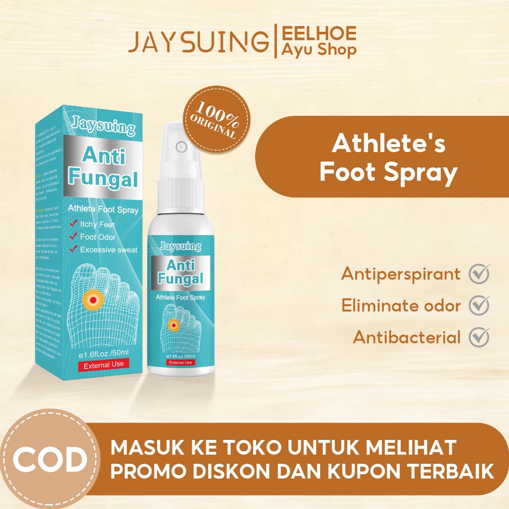 Jual Jaysuing Foot Spray Penghilang Bau Kaki Obat Kapalan Penghalus ...