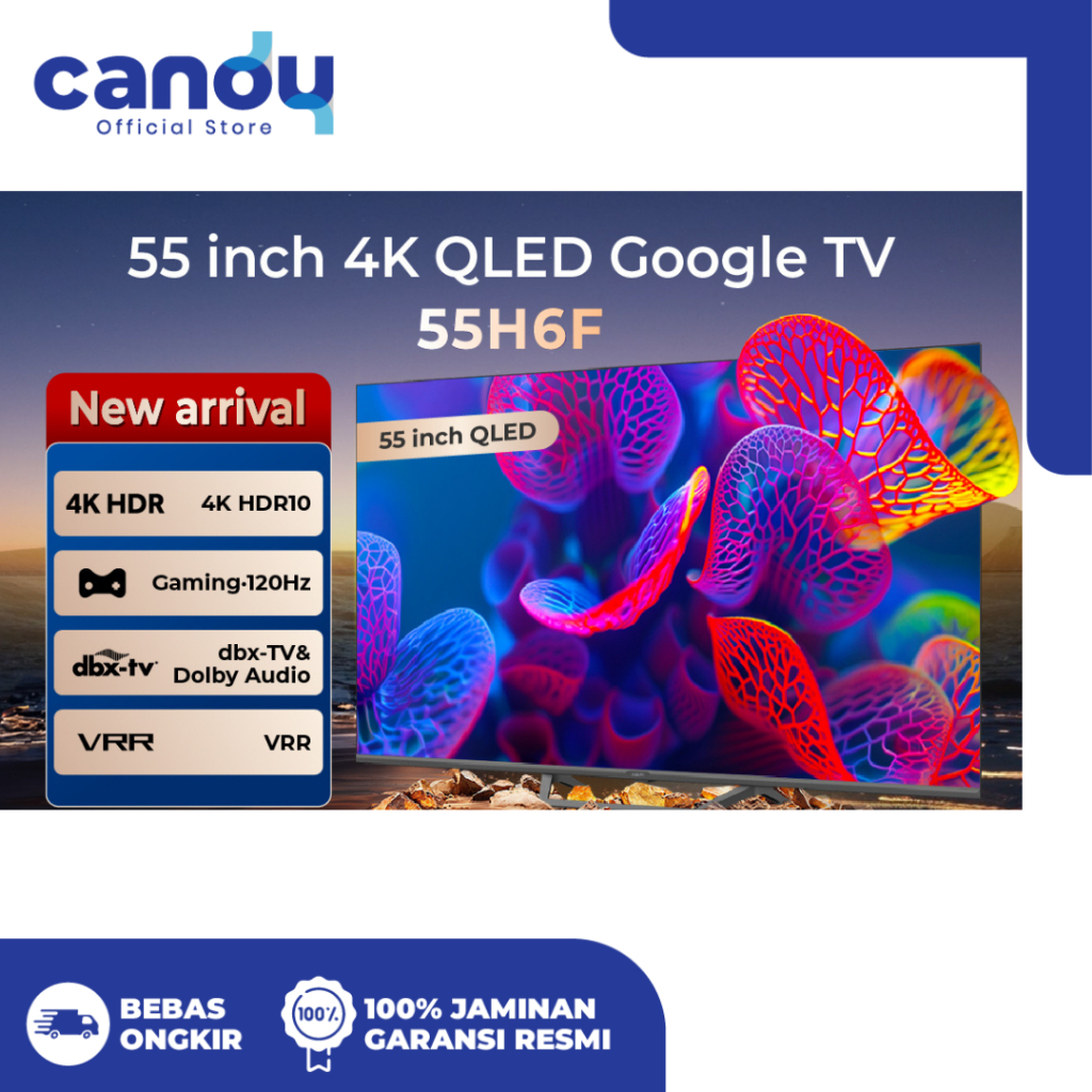 Jual AQUA Elektronik Smart TV 55 Inch - QLED - 4K HDR - Digital TV ...
