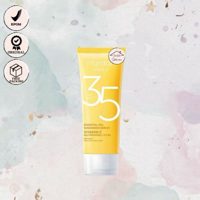 Jual Wardah Sunscreen Kuning UV Shield Bright‑C SPF35 PA+++ | Shopee ...