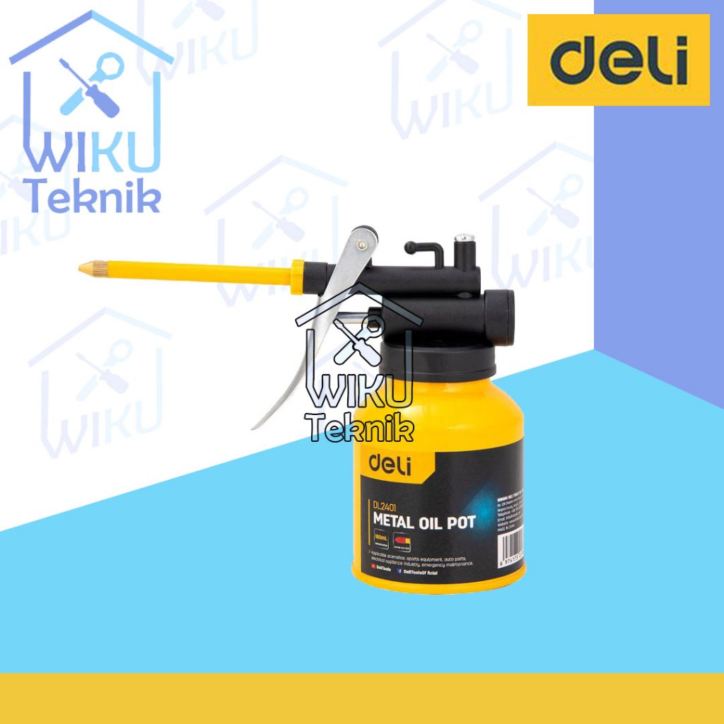 Jual Deli Oil Grease Gun / Botol Pompa Oli Besi 180ml EDL2401 | Shopee ...