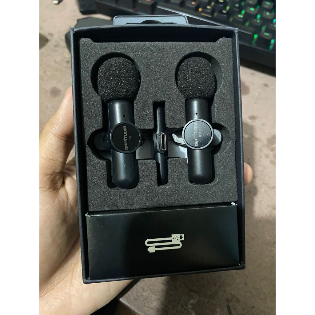 Jual Mic Wireless Taffware-TaffSTUDIO G10 (Type C) | Shopee Indonesia