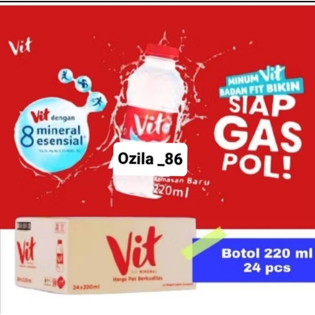 Jual Vit 220 ml 1 Dus Isi 24 Botol | Shopee Indonesia