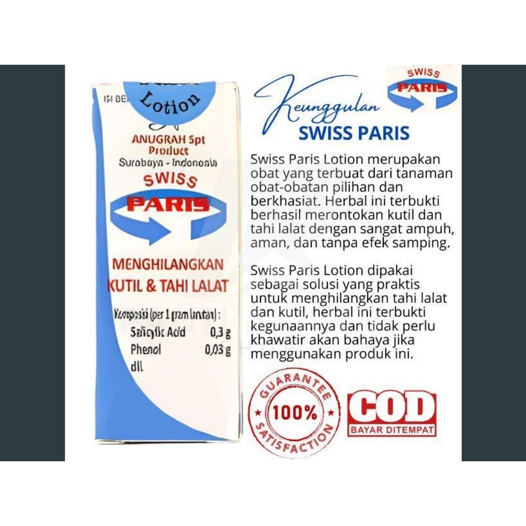 Jual SWISS PARIS LOTION ASLI ORIGIONAL 100% | Shopee Indonesia