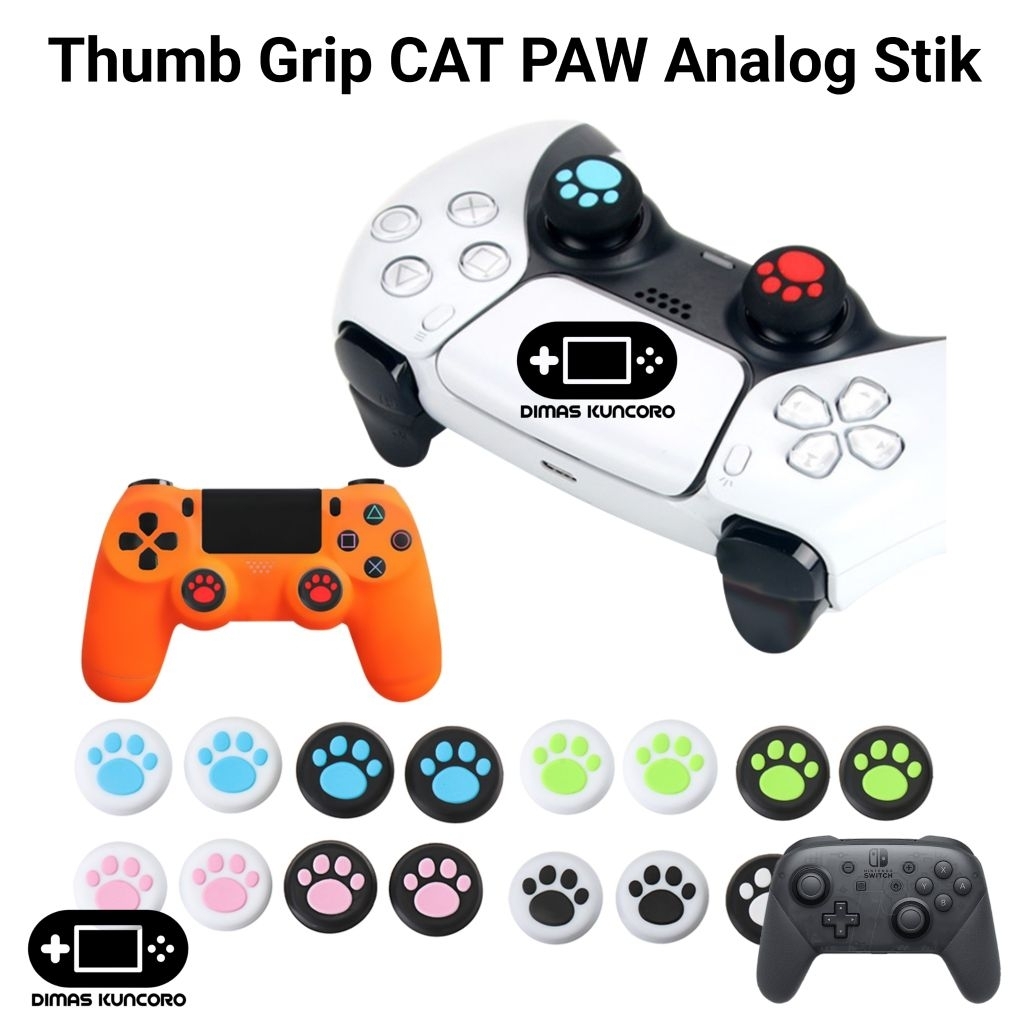 Jual Thumb Grip CAT PAW Analog silicone stik stick pro controller ...