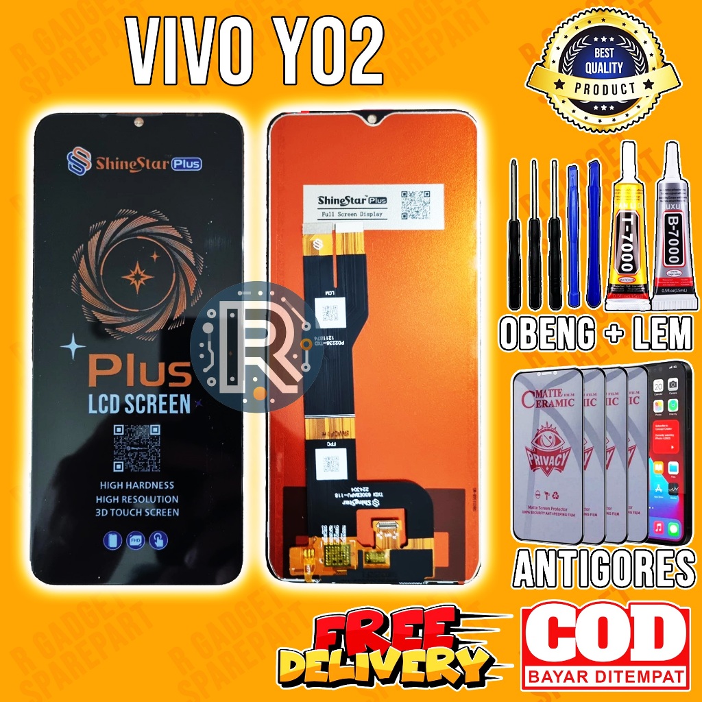 Jual LCD VIVO Y02 ORIGINAL SHINESTAR LCD TOUCHSCREEN FULLSET | Shopee ...