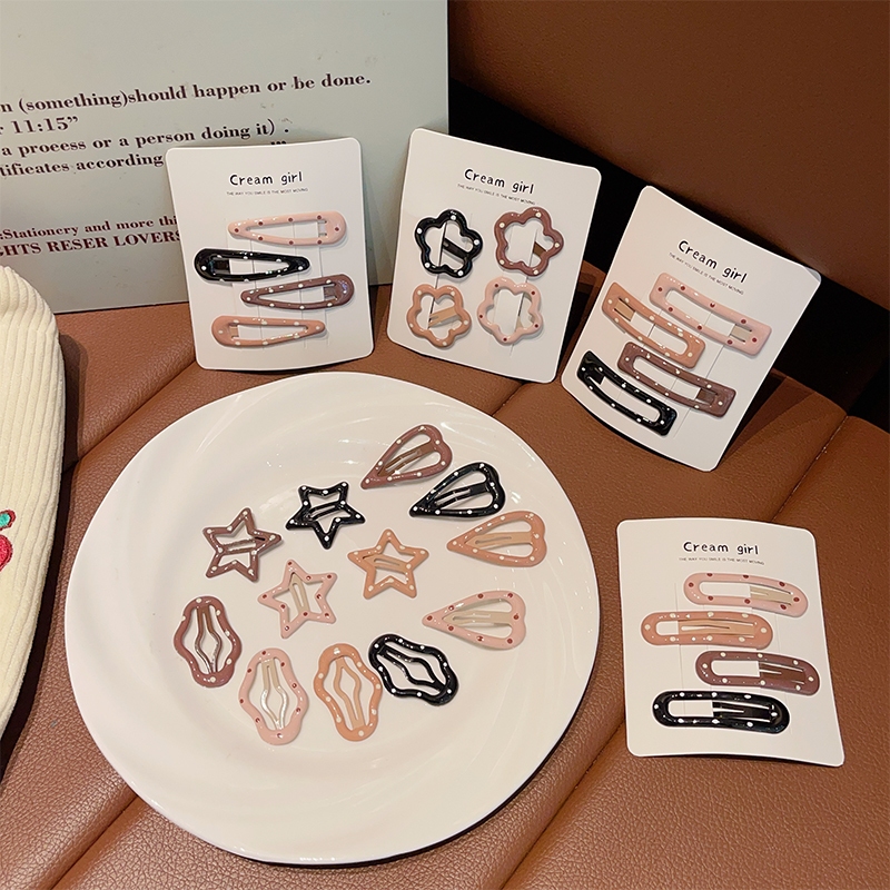Jual Jepit rambut gaya Korea, jepit bintang anak-anak warna cokelat ...
